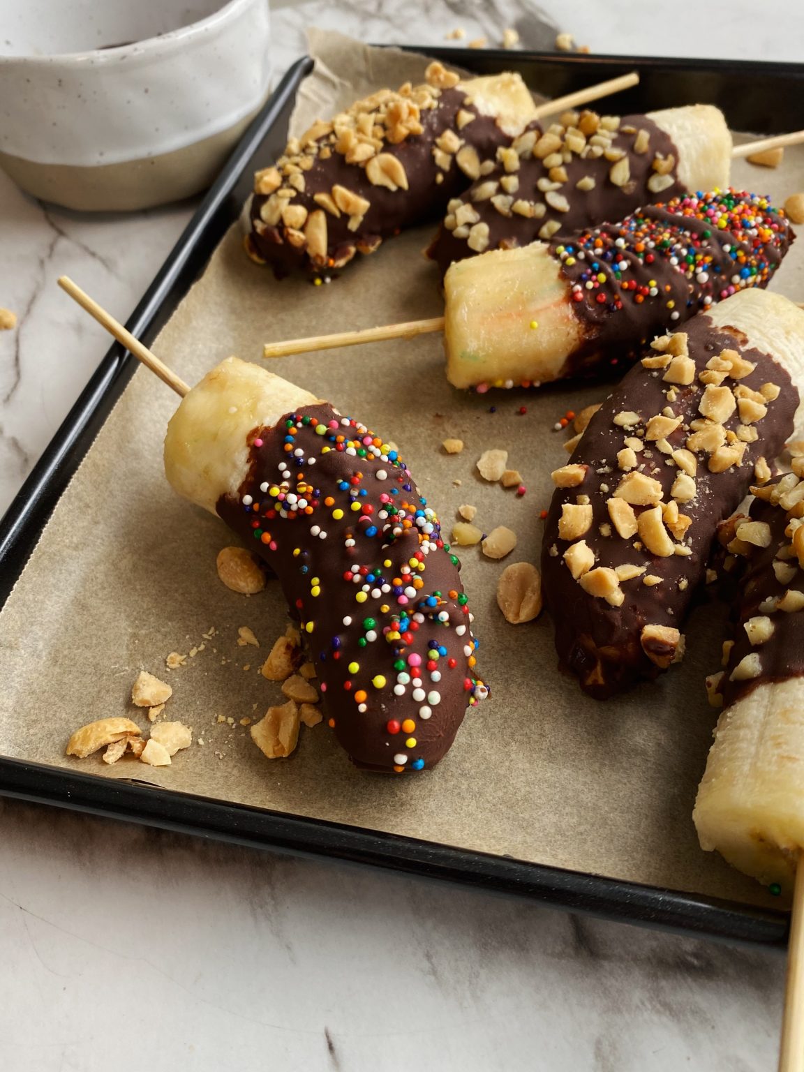 Chocolate Covered Bananas - Something Nutritious