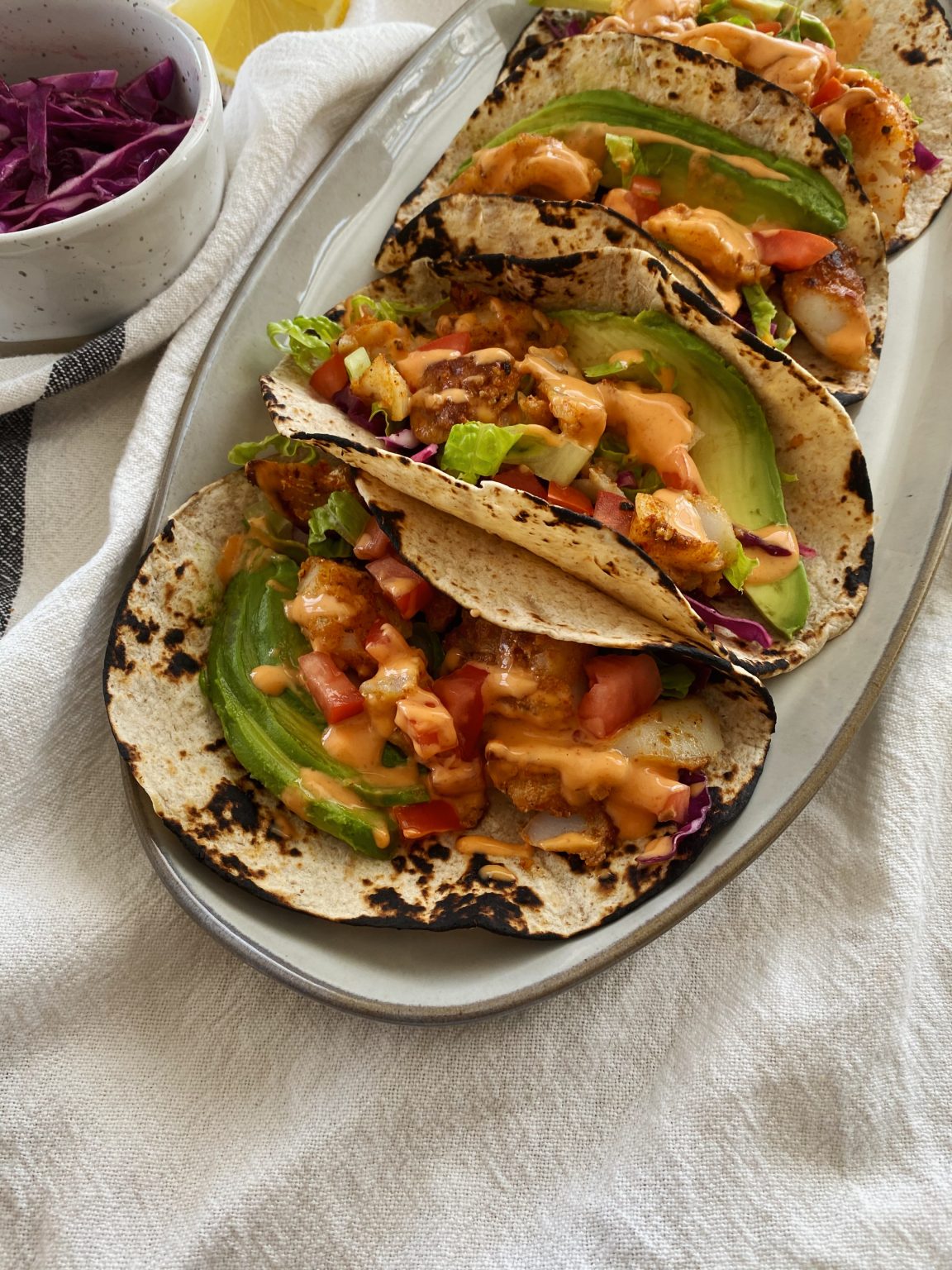 Healthy Fish Tacos - Something Nutritious