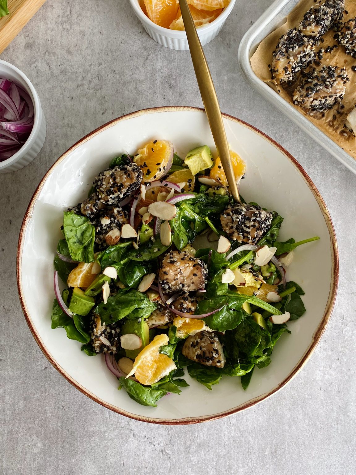 Sesame Crusted Cod Bites - Something Nutritious