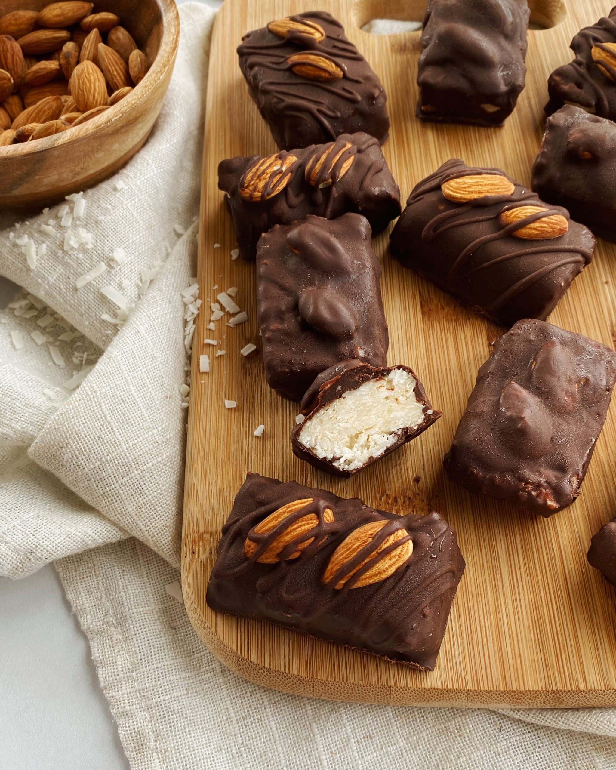 6 Homemade Chocolate Candy Bars - Something Nutritious