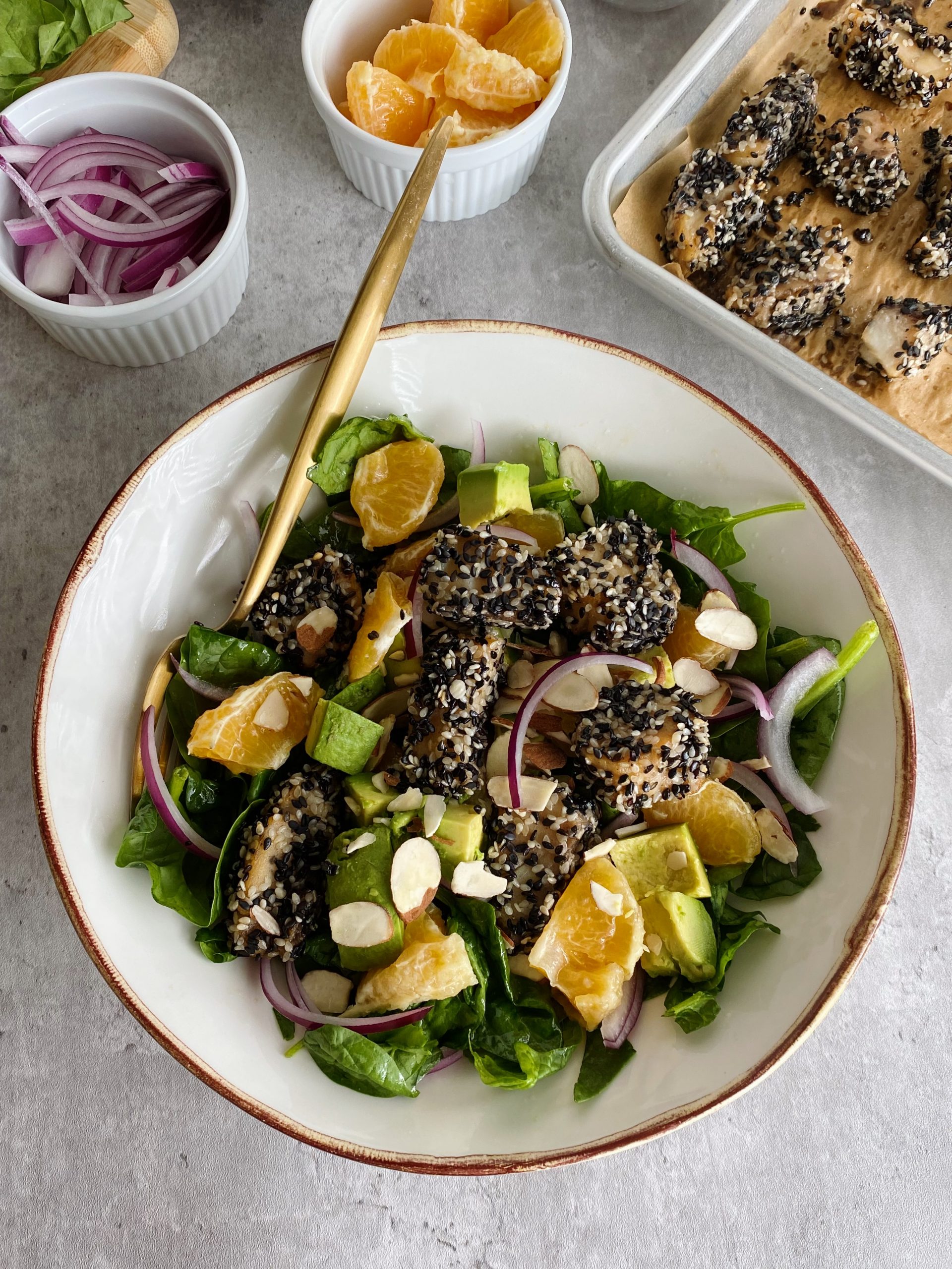 Sesame Crusted Cod Bites - Something Nutritious