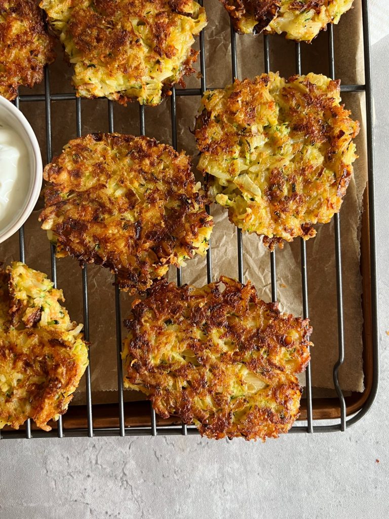 Veggie Rice Fritters - Something Nutritious