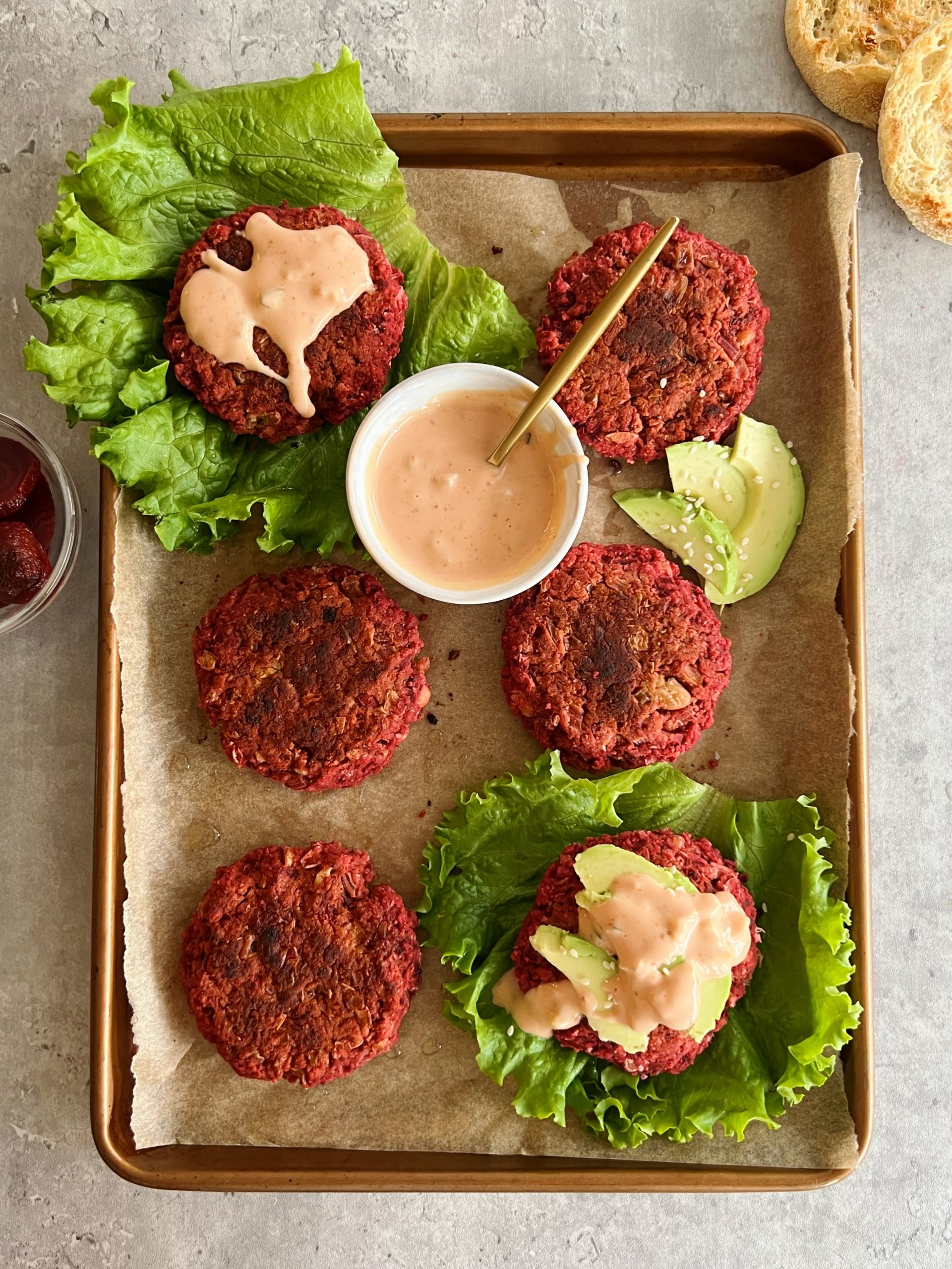 White Bean Beet Burgers - Something Nutritious
