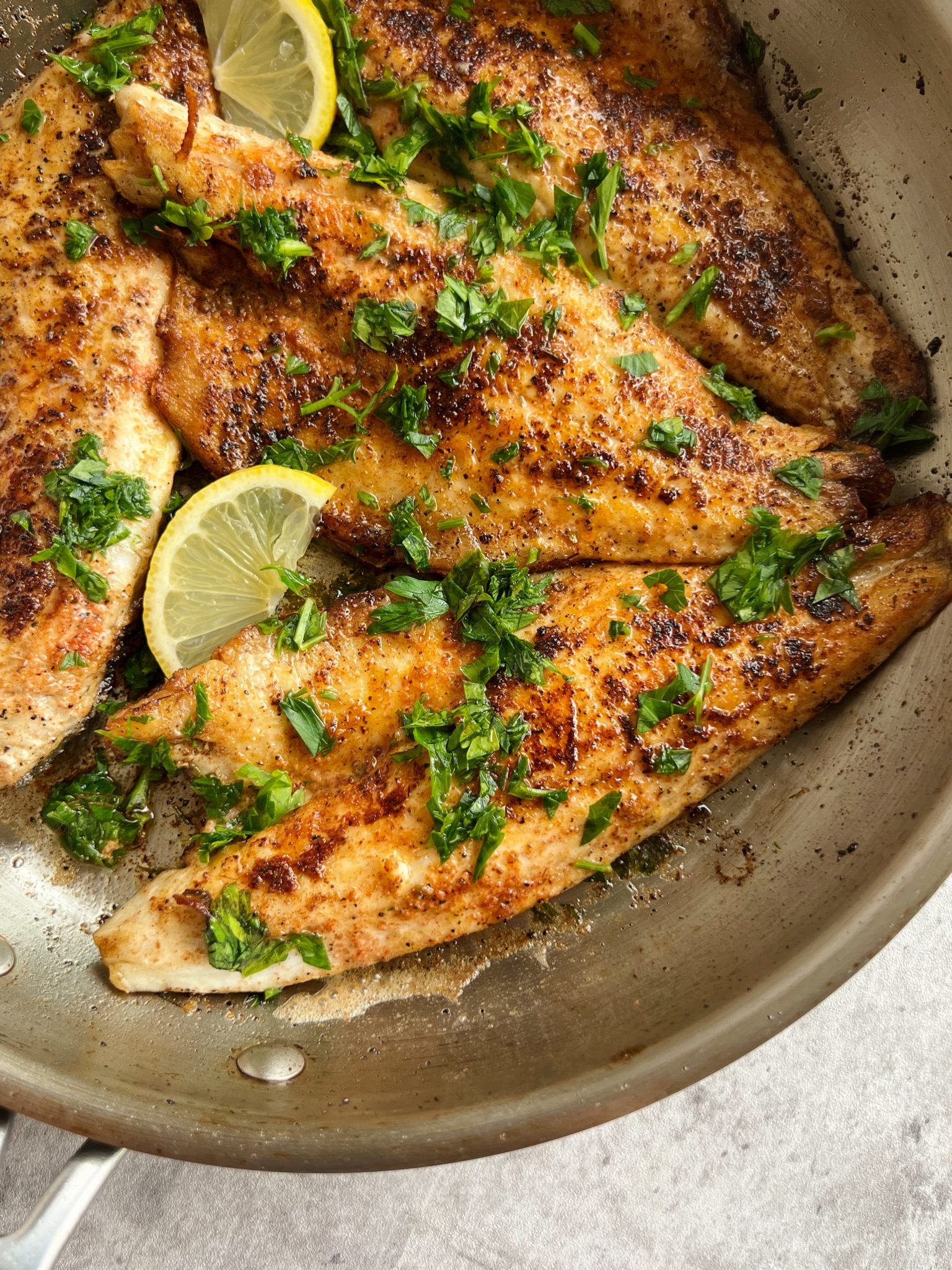 Pan-seared Branzino - Something Nutritious