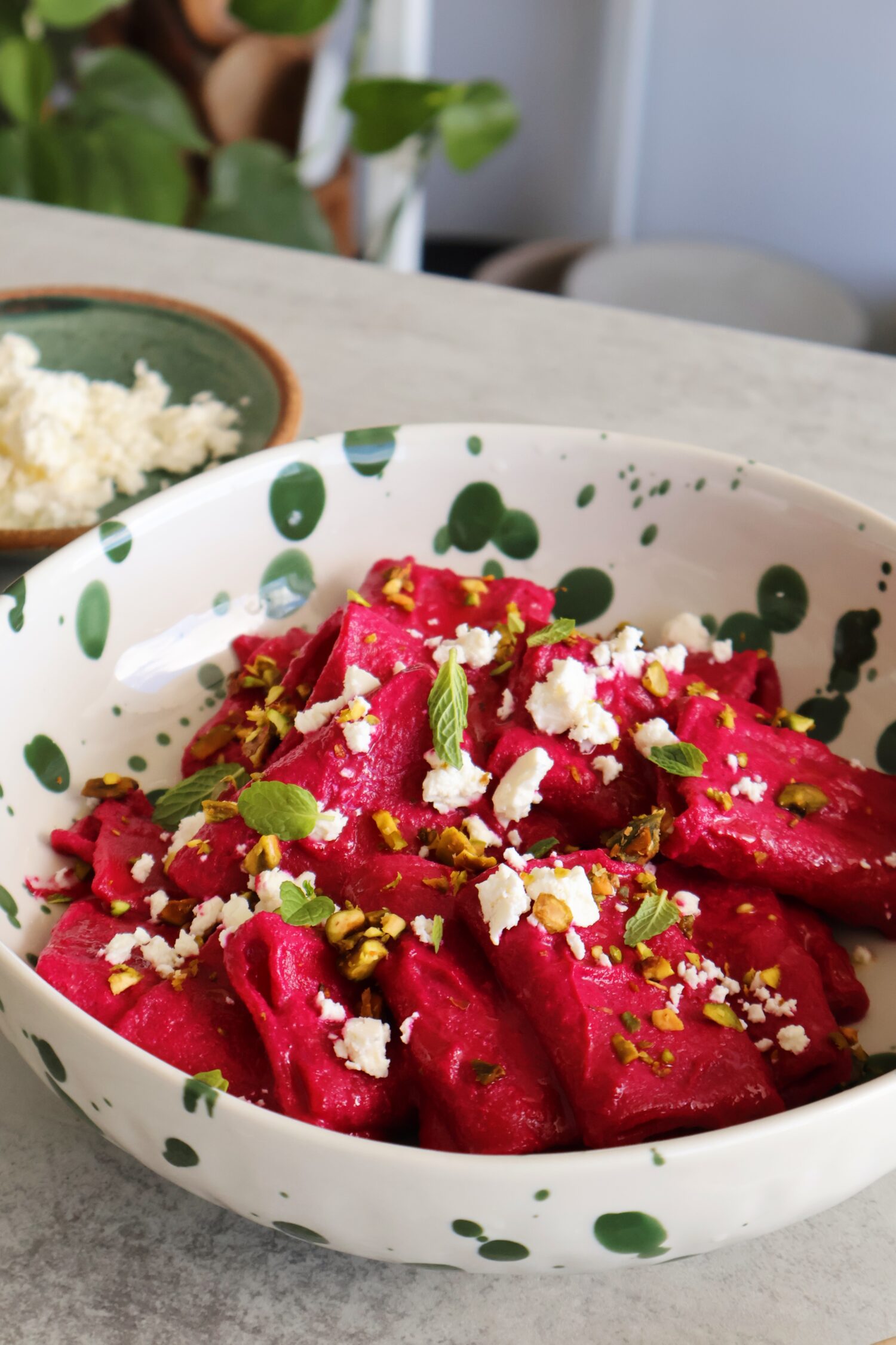 Roasted Beet Pasta - Something Nutritious