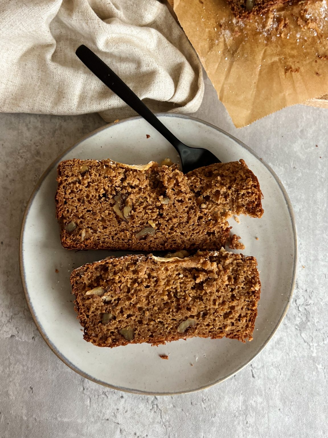 Gluten-free Apple Walnut Loaf - Something Nutritious