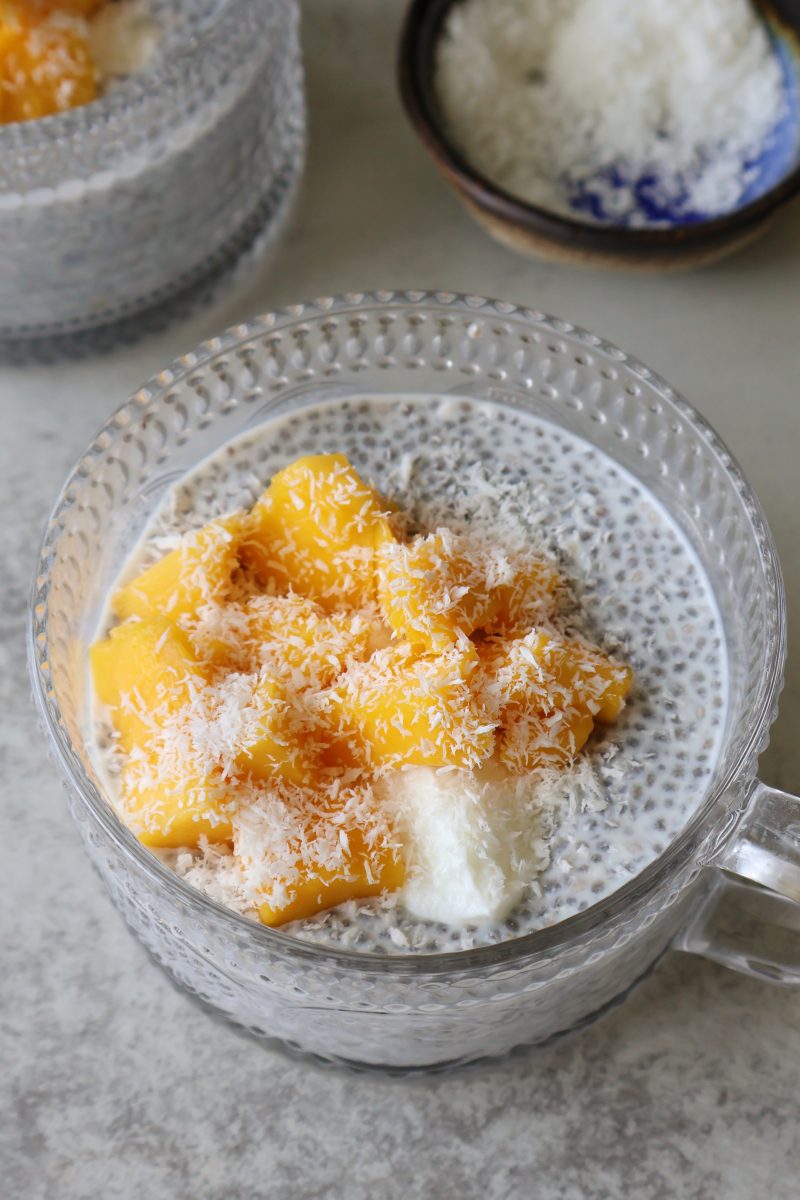 Mango Coconut Chia Pudding - Something Nutritious