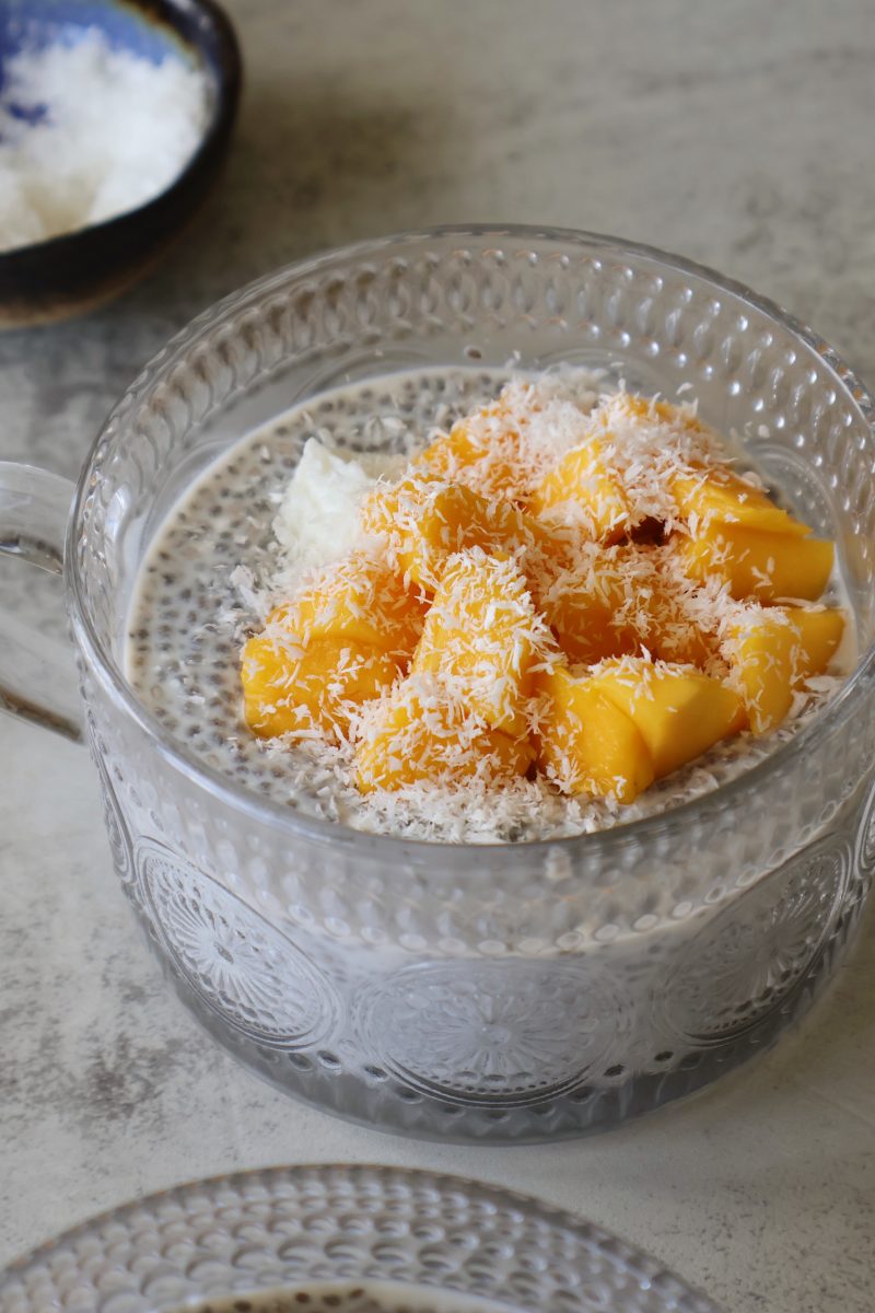 Mango Coconut Chia Pudding - Something Nutritious
