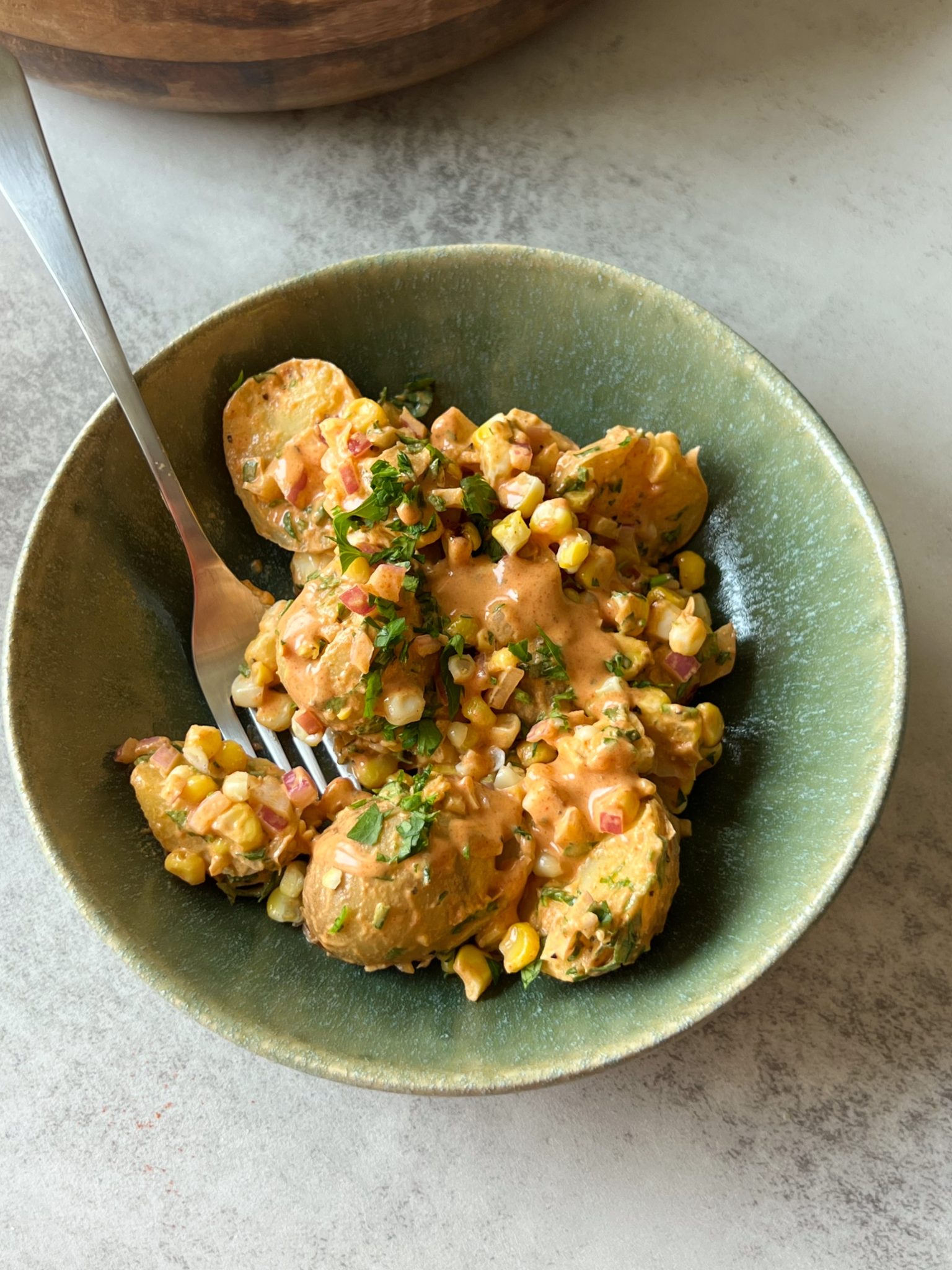 Potato Salad with Smoked Paprika Dressing - Something Nutritious