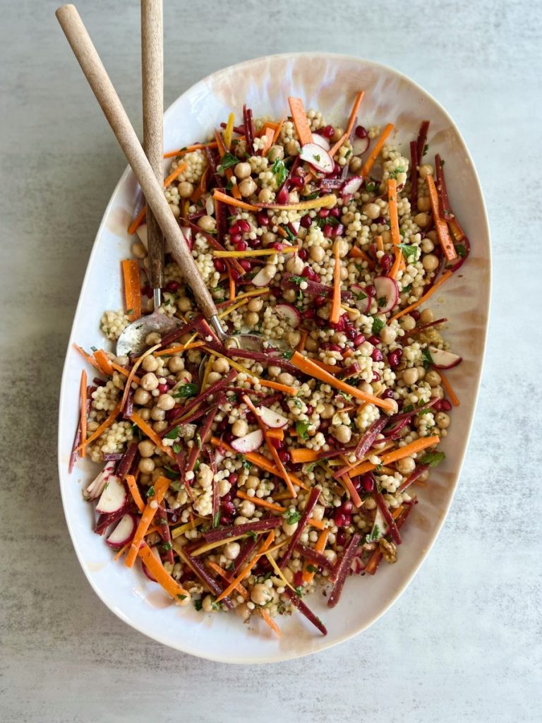 Pearl Couscous Salad - Something Nutritious