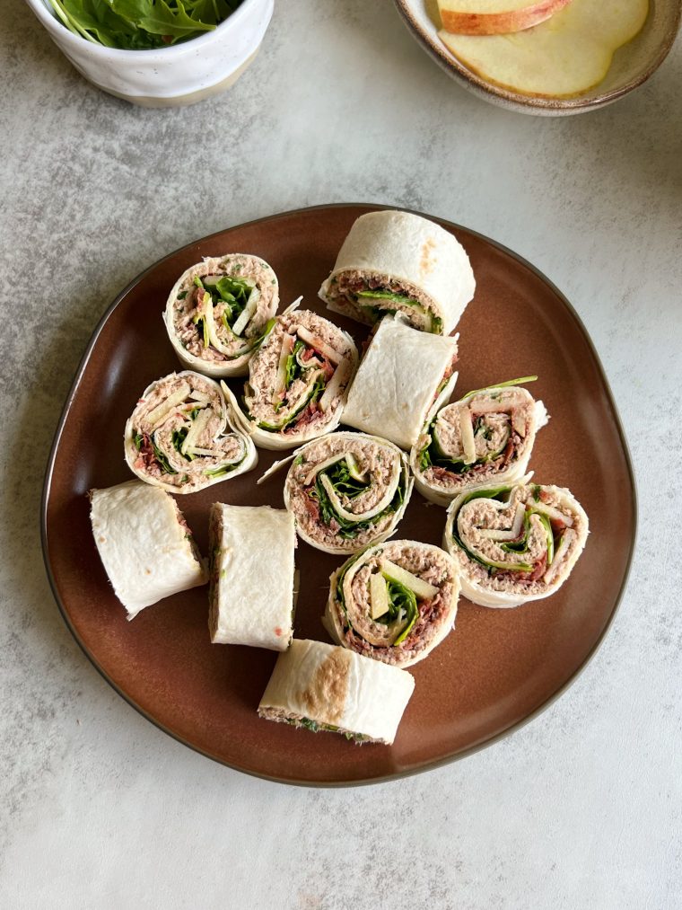 Tuna Salad Pinwheels - Something Nutritious