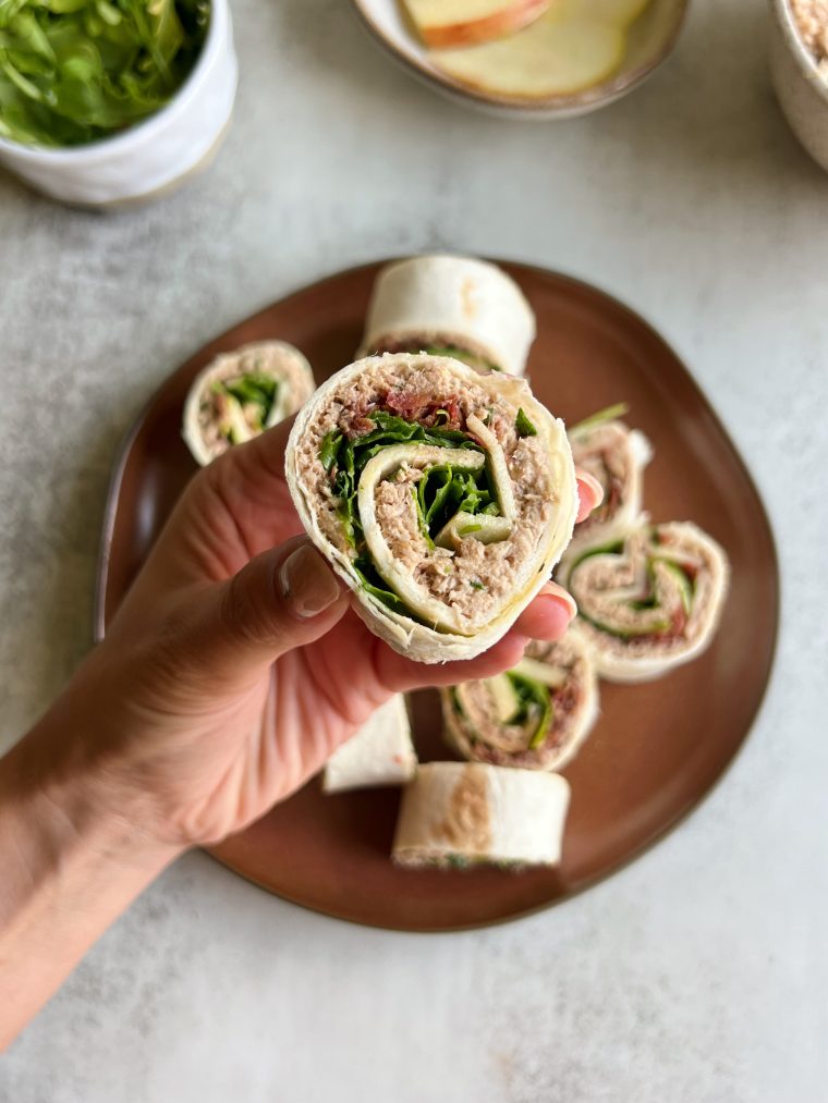 Tuna Salad Pinwheels - Something Nutritious