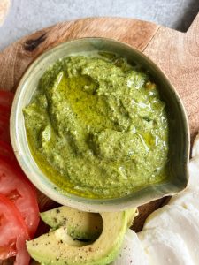 Pistachio Pesto Mozzarella Wraps - Something Nutritious