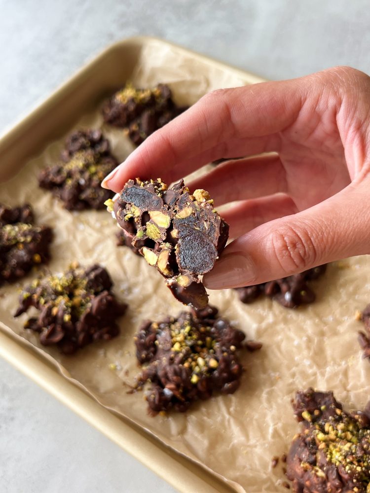 Pistachio Date Clusters - Something Nutritious