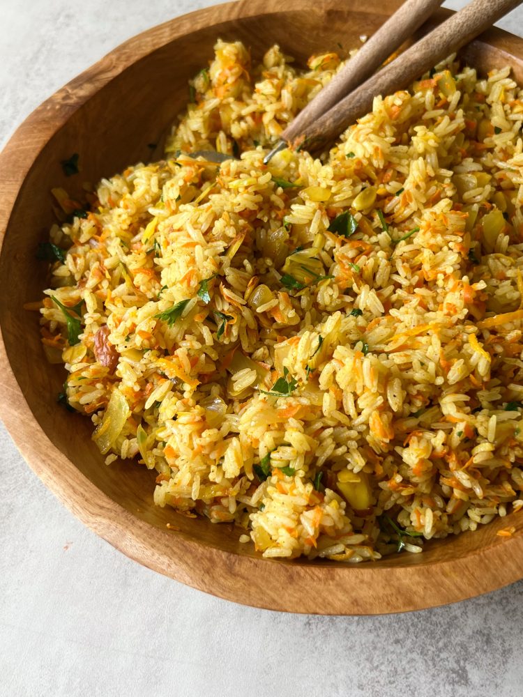 Orange Zested Rice - Something Nutritious