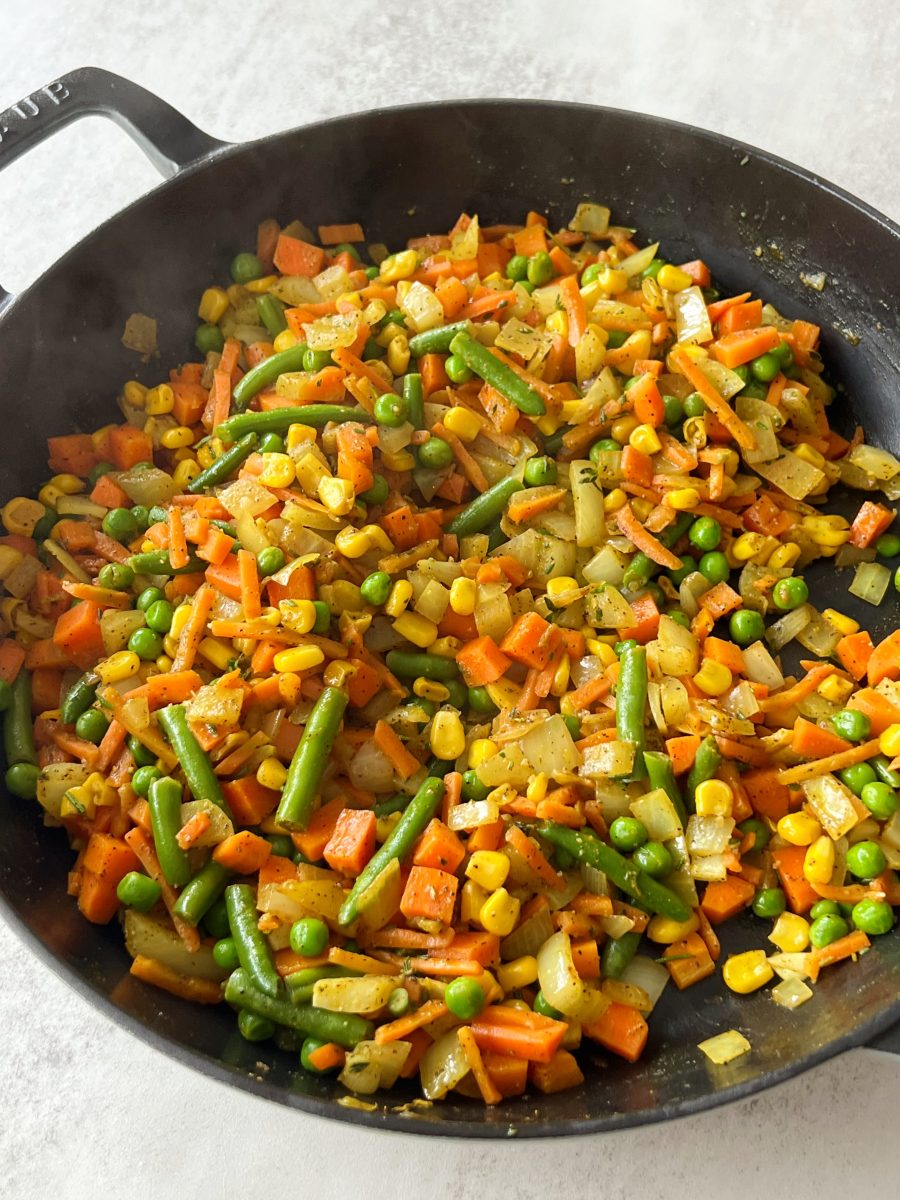 Puff Pastry Vegetable Pot Pie - Something Nutritious
