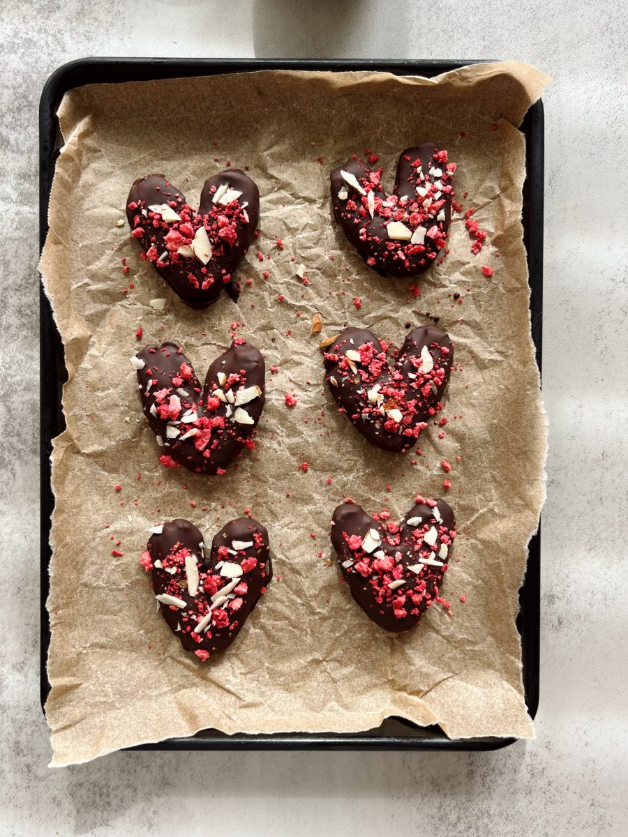 Chocolate Coated Date Hearts - Something Nutritious