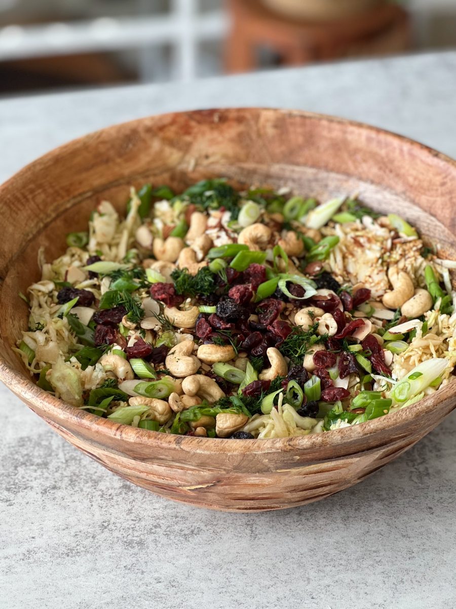 Sesame Cabbage Salad - Something Nutritious