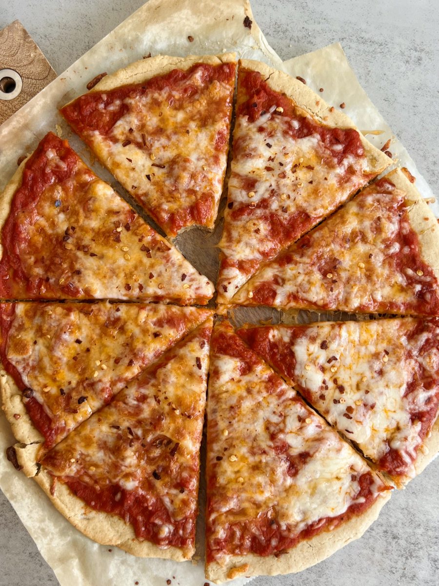 Almond Flour Crust Pizza - Something Nutritious