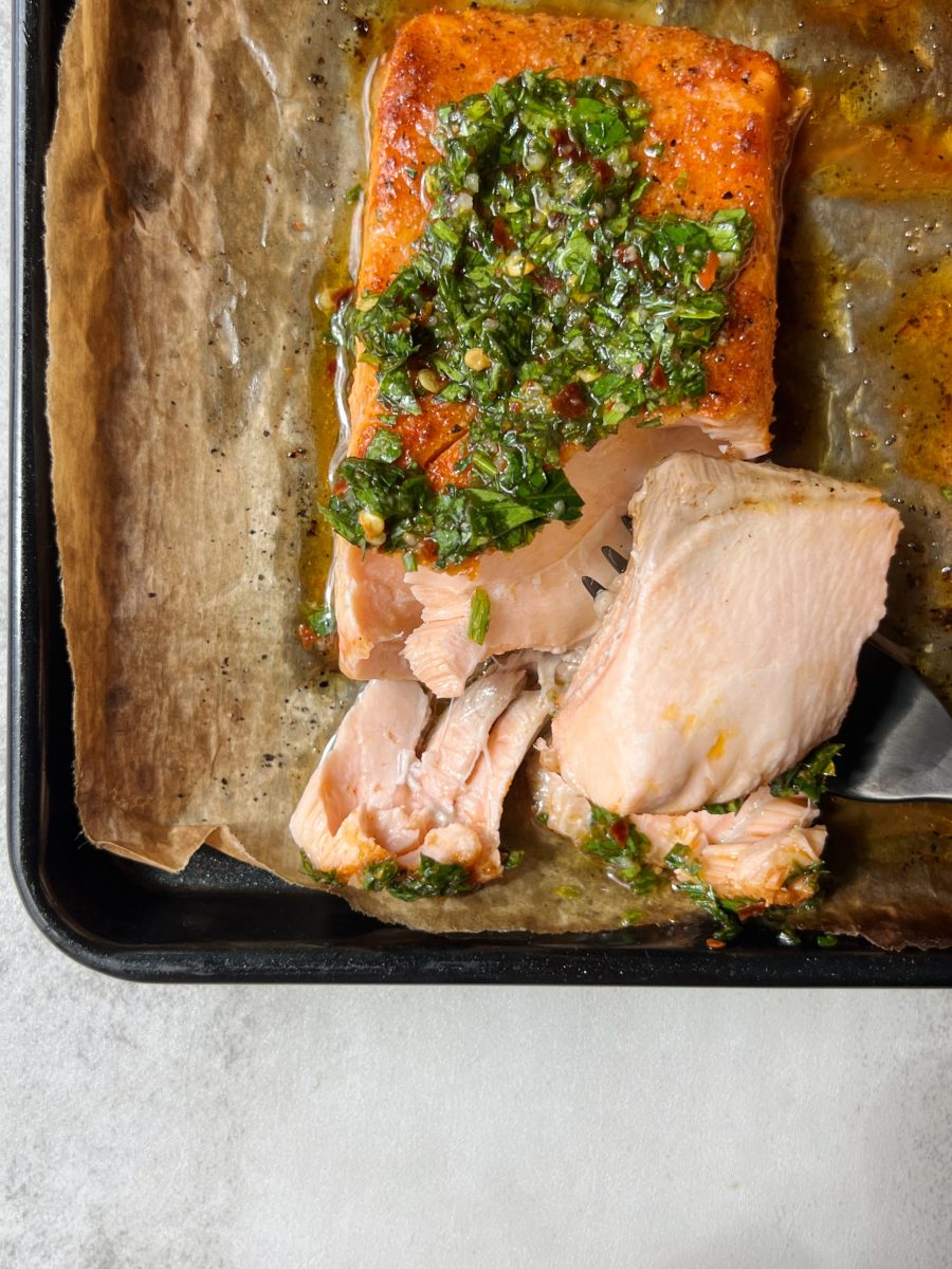 Cilantro Lime Salmon - Something Nutritious