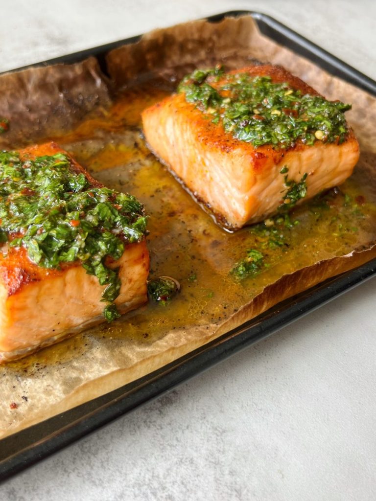 Cilantro Lime Salmon - Something Nutritious