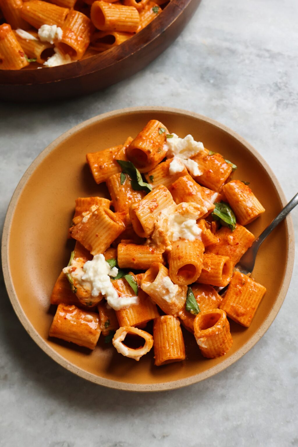 Creamy Calabrian Chili Pasta - Something Nutritious