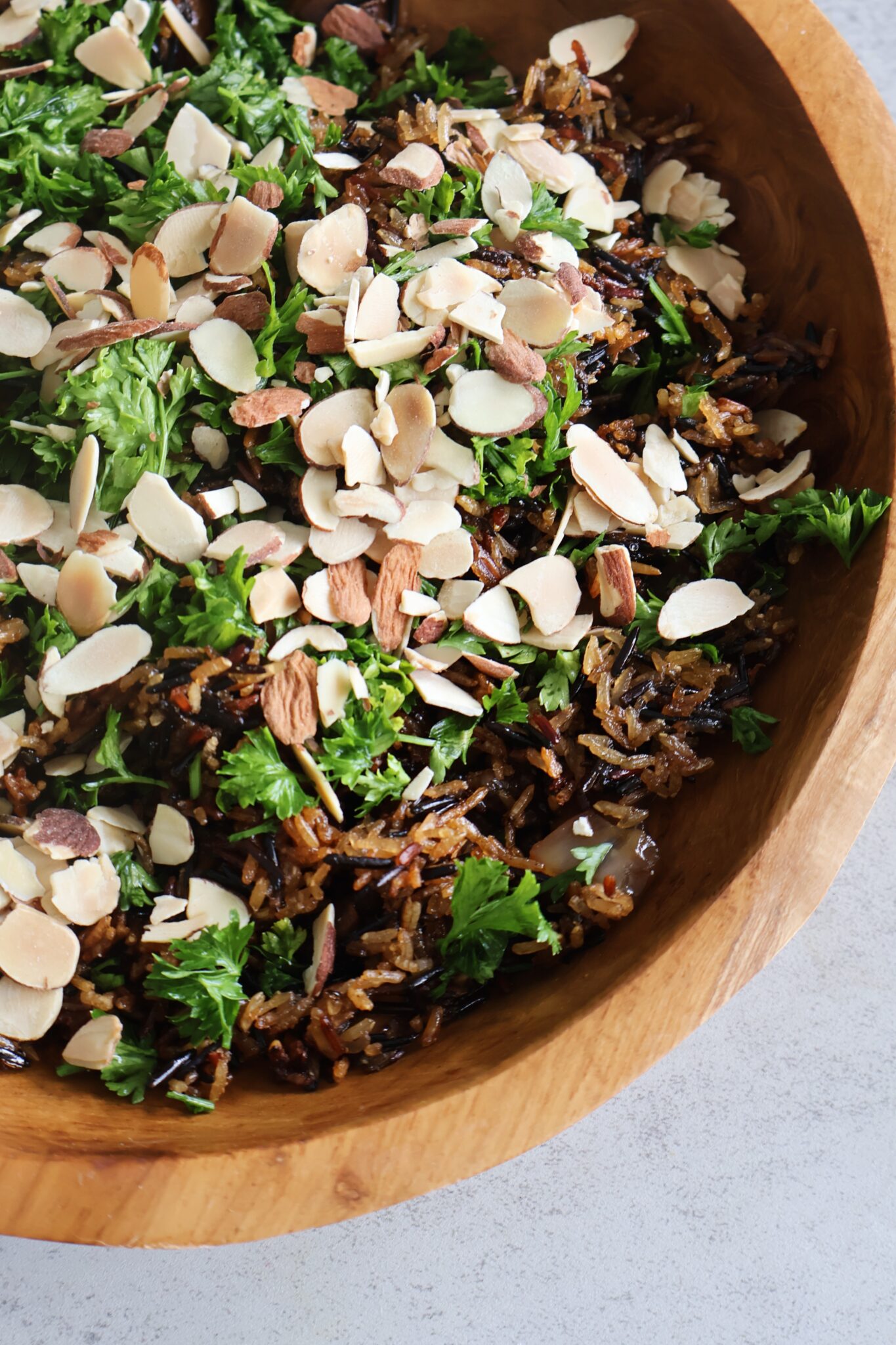 Crunchy Wild Rice with Balsamic Mushrooms - Something Nutritious