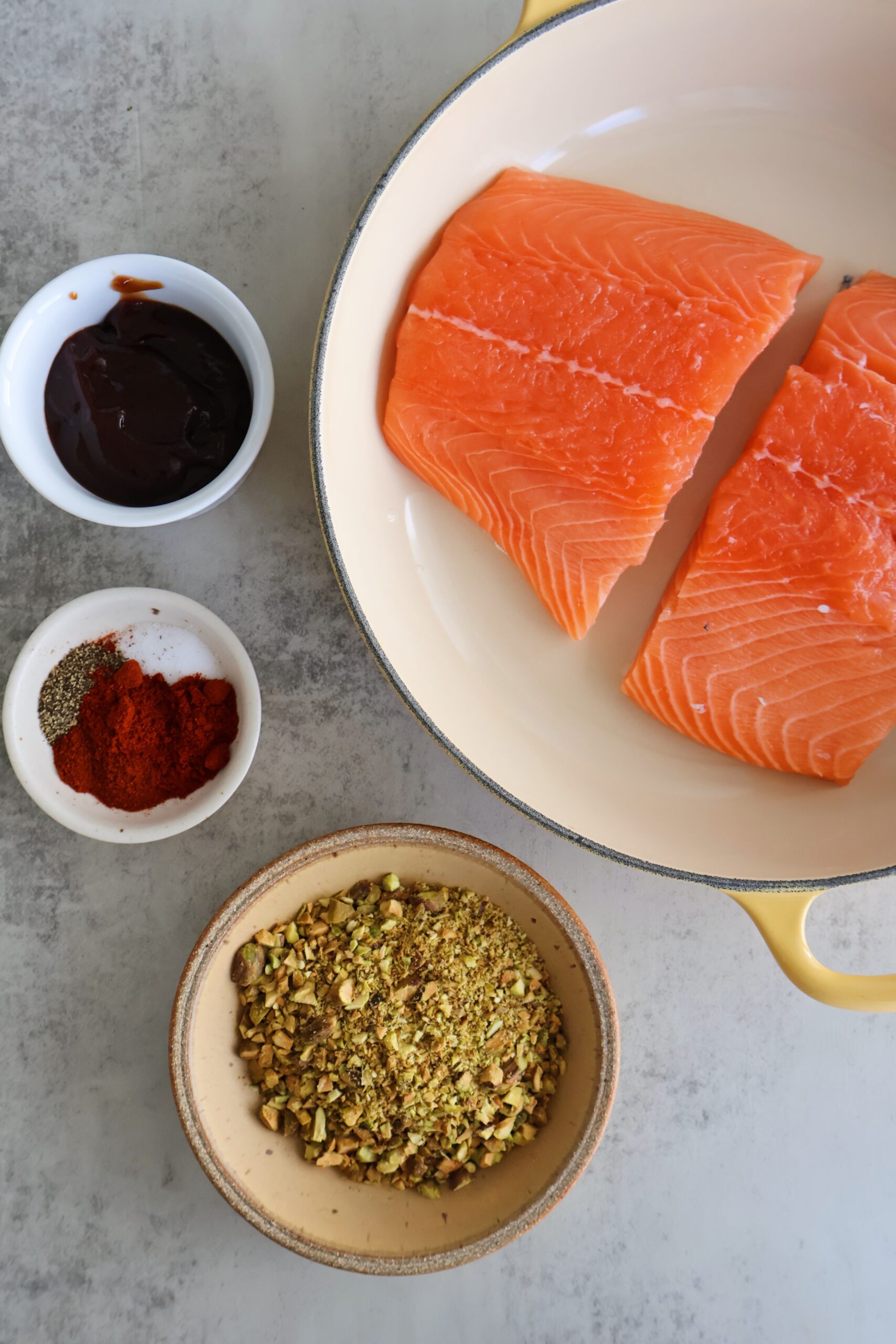 BBQ Pistachio Crusted Salmon - Something Nutritious