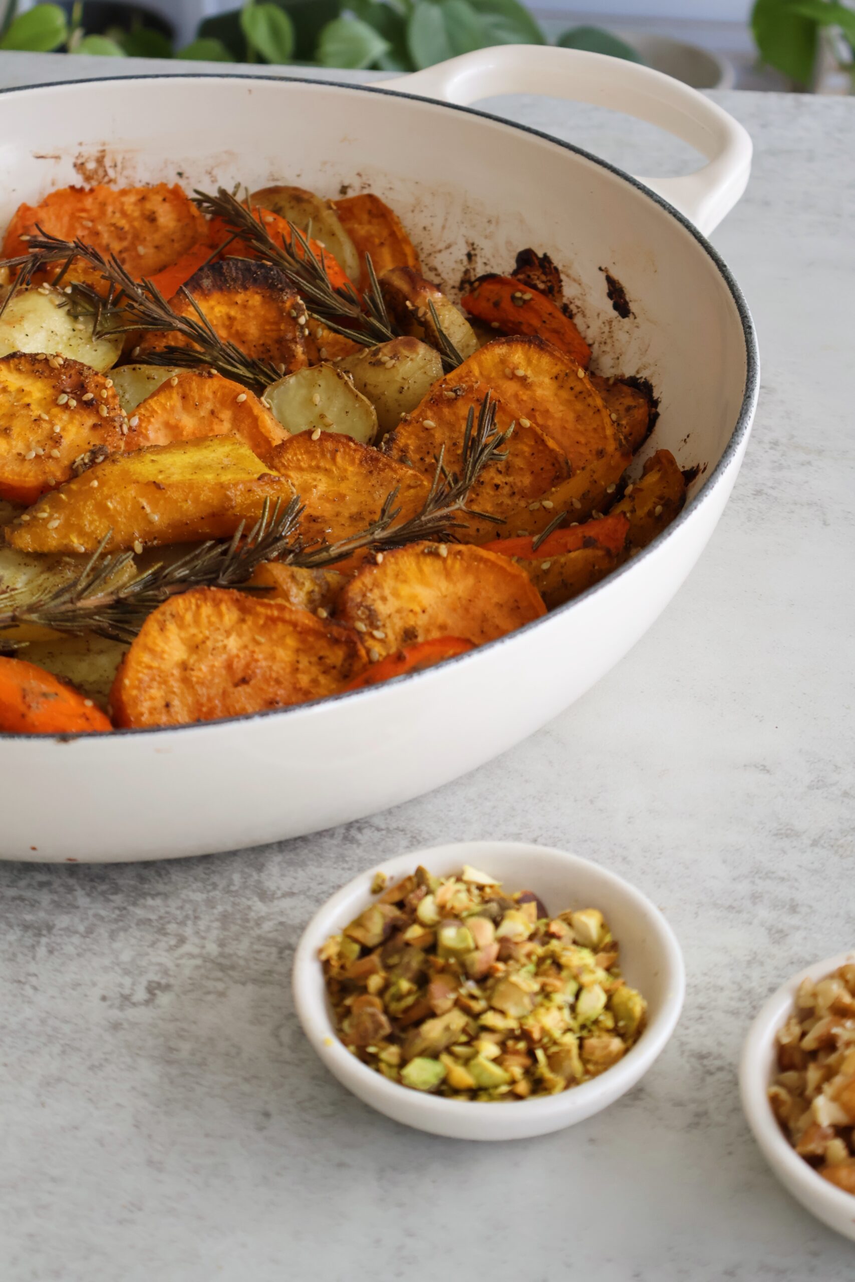 Za’atar Roasted Vegetables - Something Nutritious