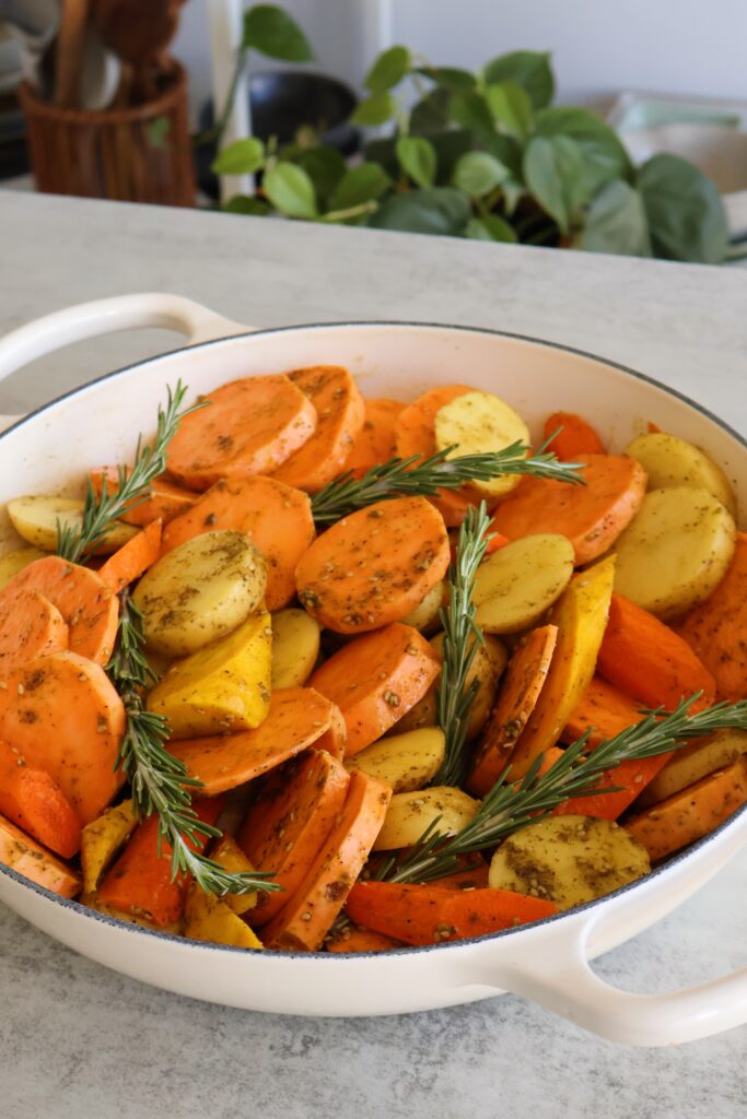 Za’atar Roasted Vegetables - Something Nutritious