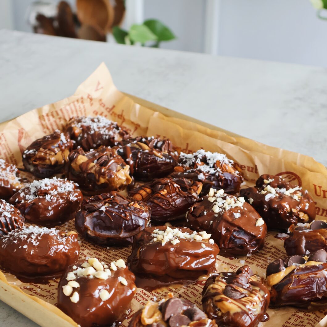Stuffed Dates with Nuts and Nut Butter - Something Nutritious