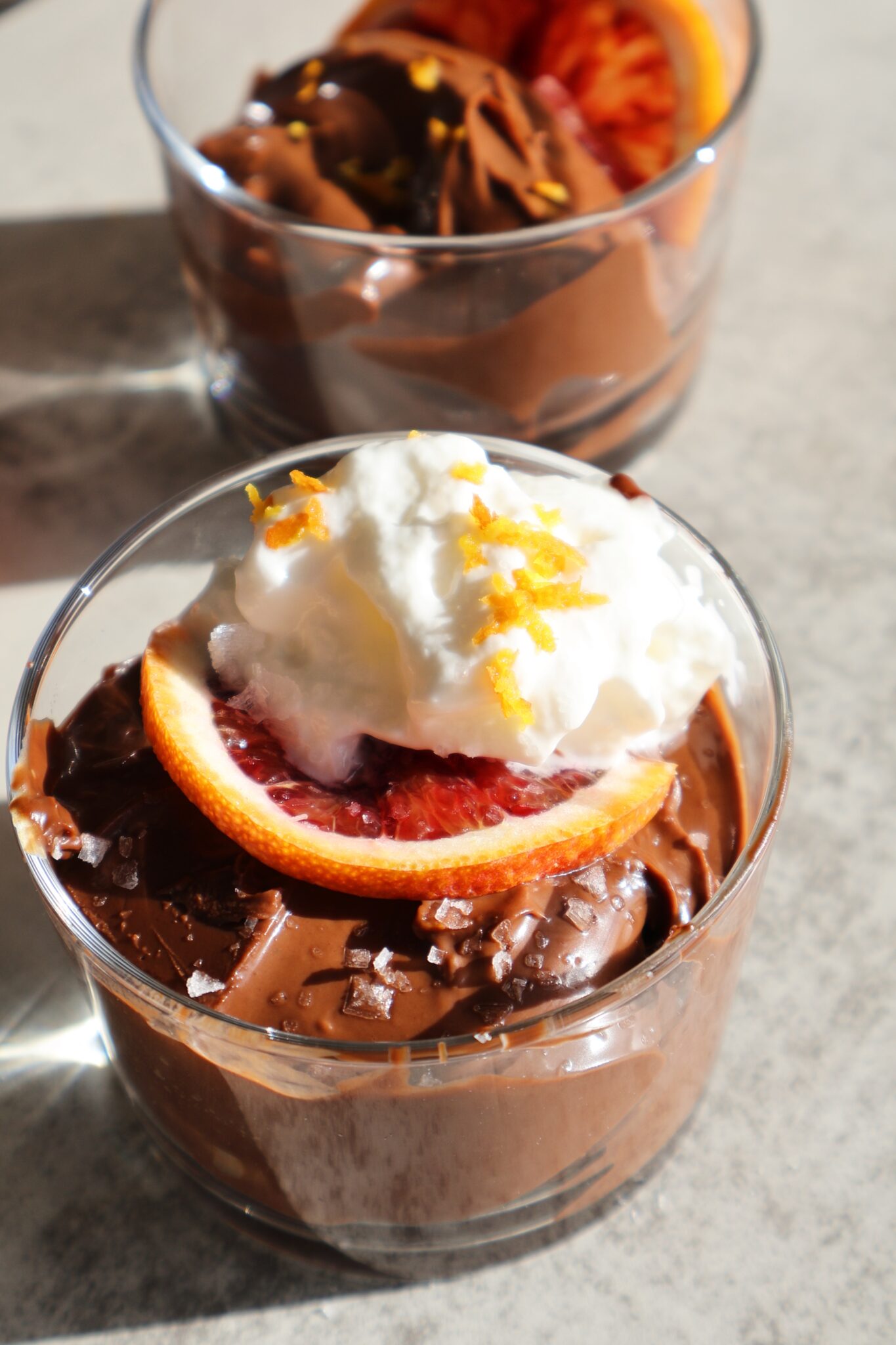 Blood Orange Chocolate Pudding - Something Nutritious