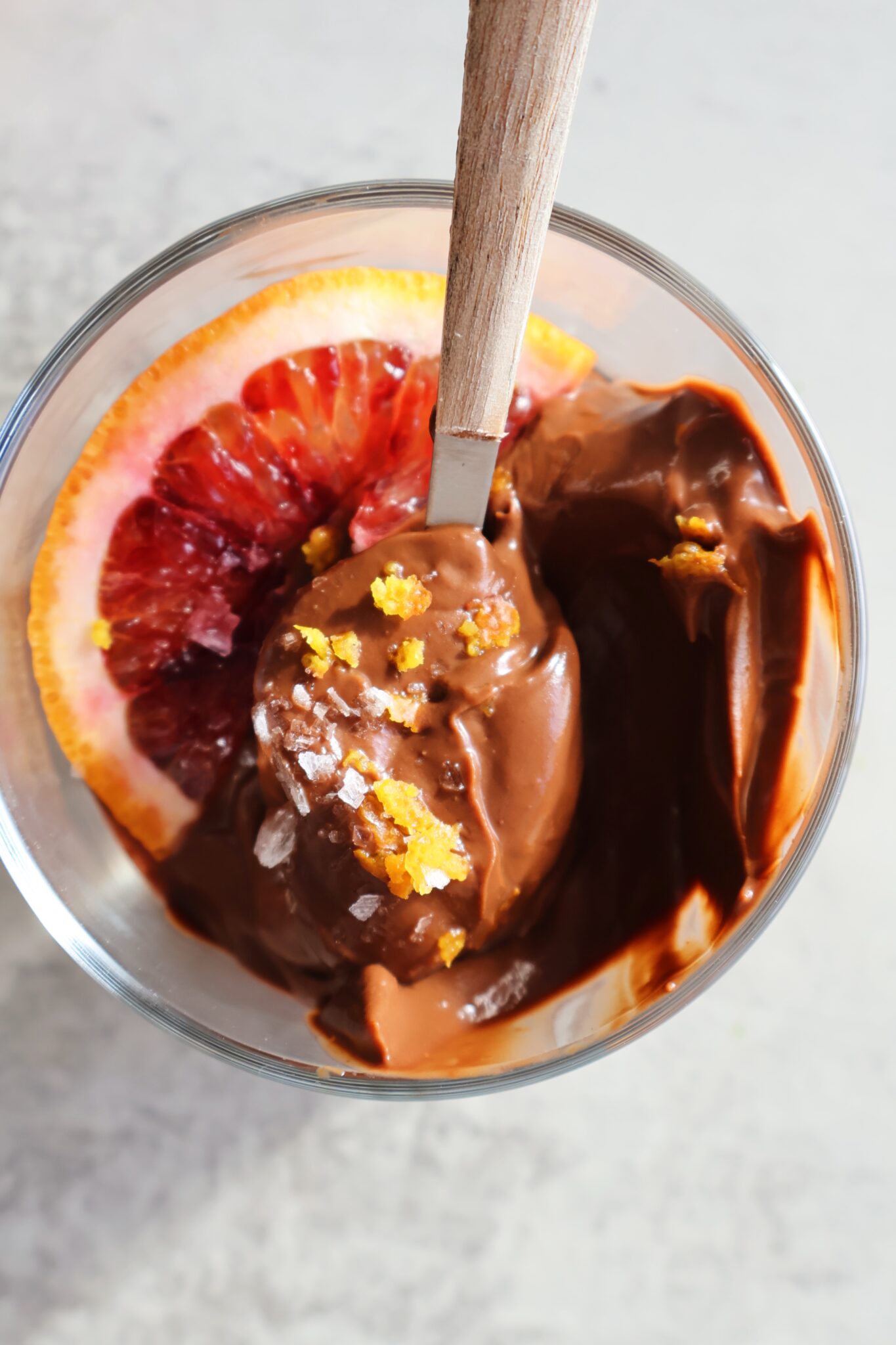 Blood Orange Chocolate Pudding - Something Nutritious