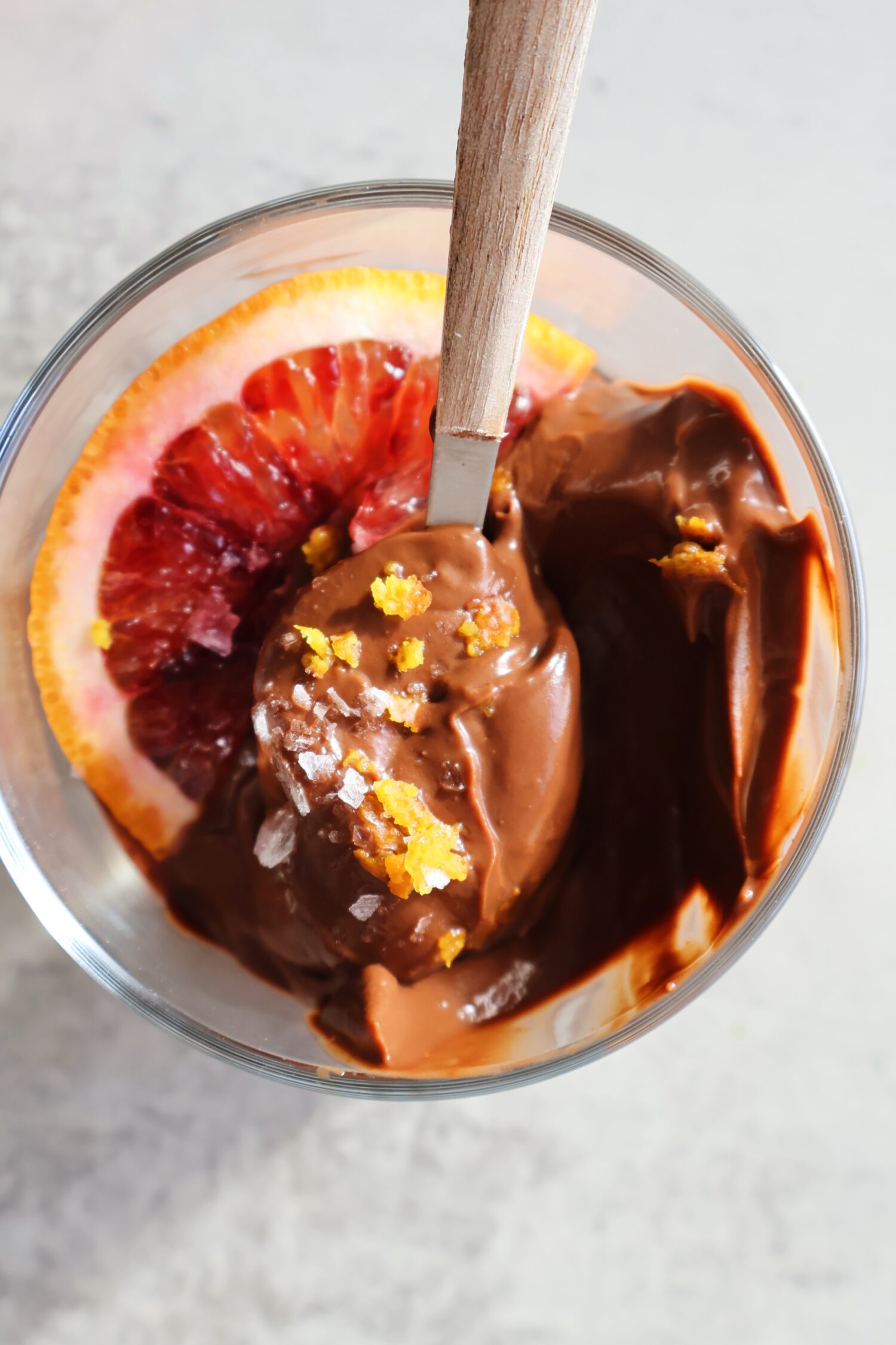 Blood Orange Chocolate Pudding - Something Nutritious