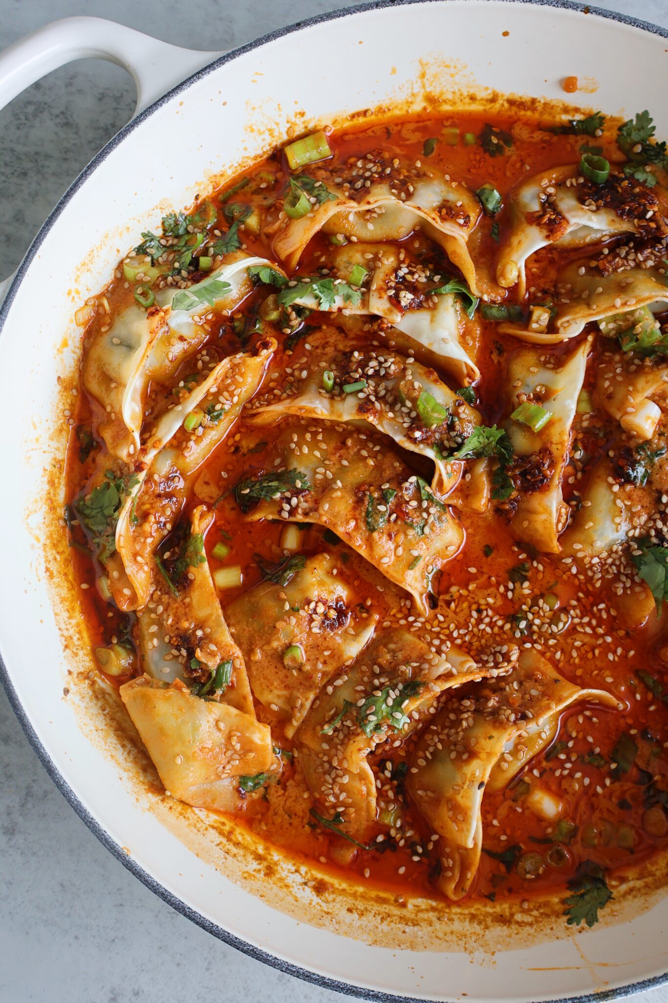 One-pan Dumplings - Something Nutritious