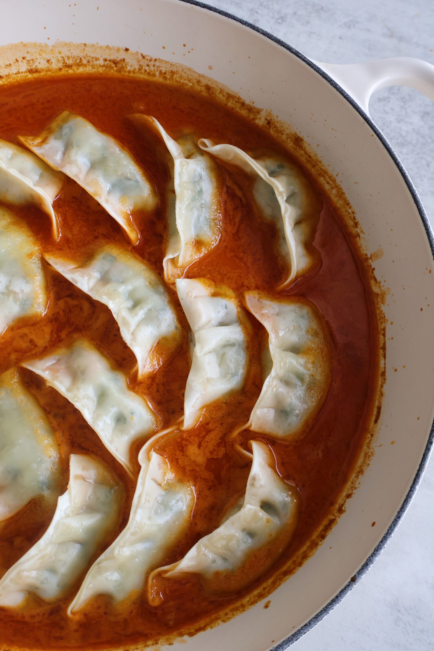 One-pan Dumplings - Something Nutritious