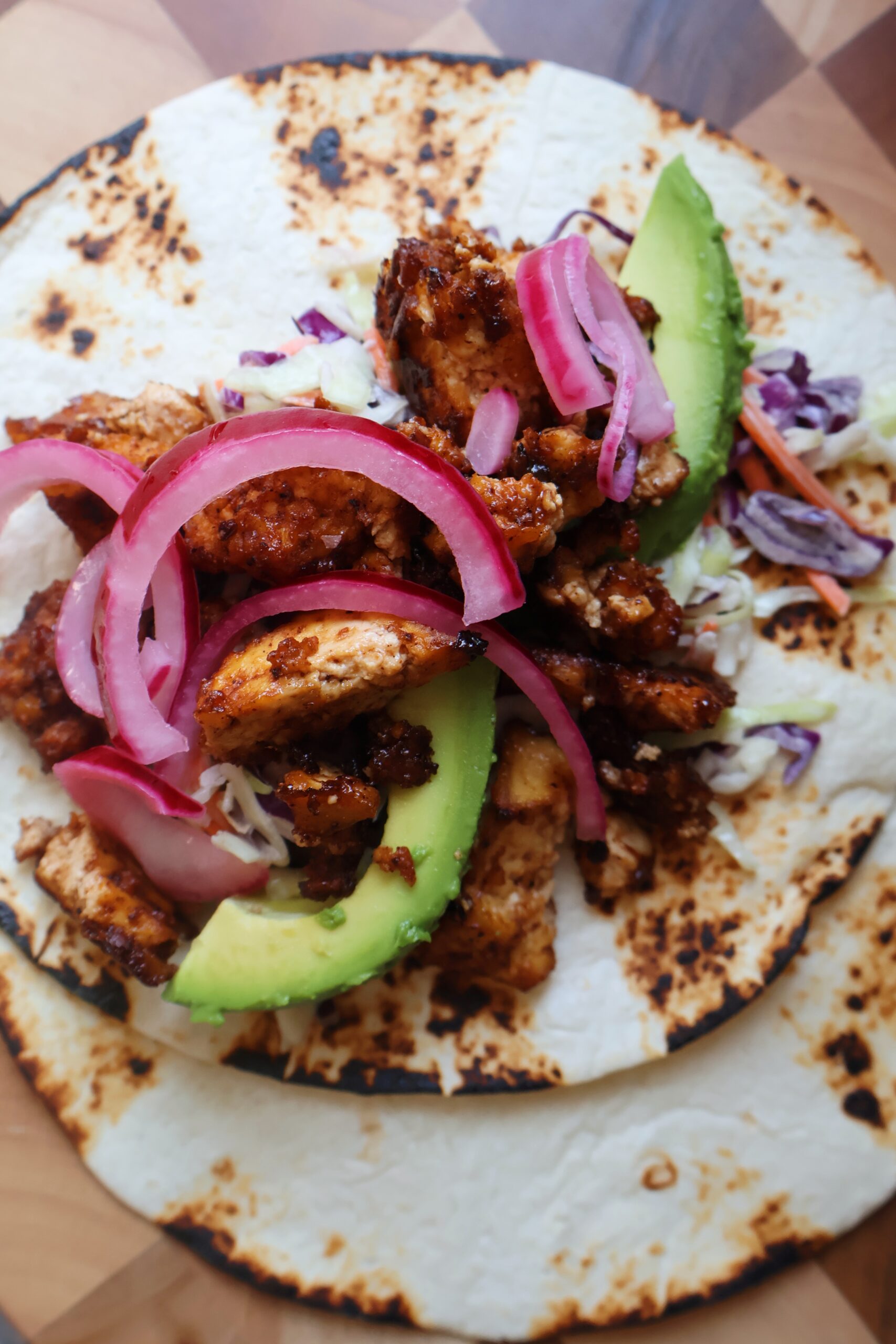 BBQ Tofu Wraps - Something Nutritious